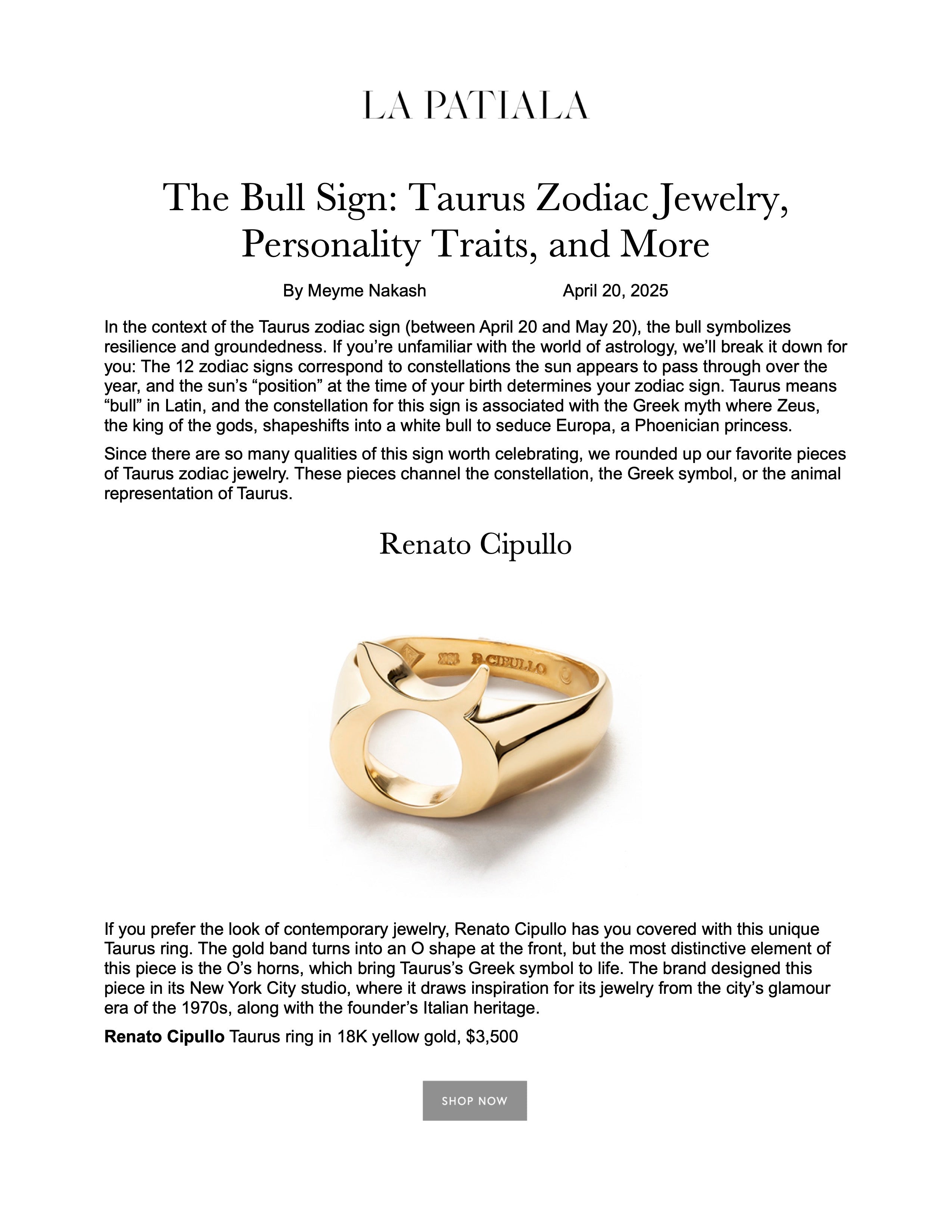 La Patiala – Renato Cipullo